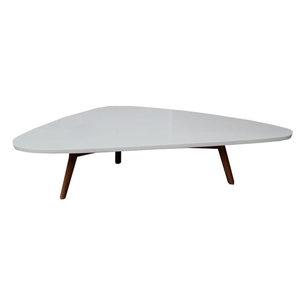 Central Nido Fiordo Triangular Chica Blanco Alto Brillo de OUTLET ...